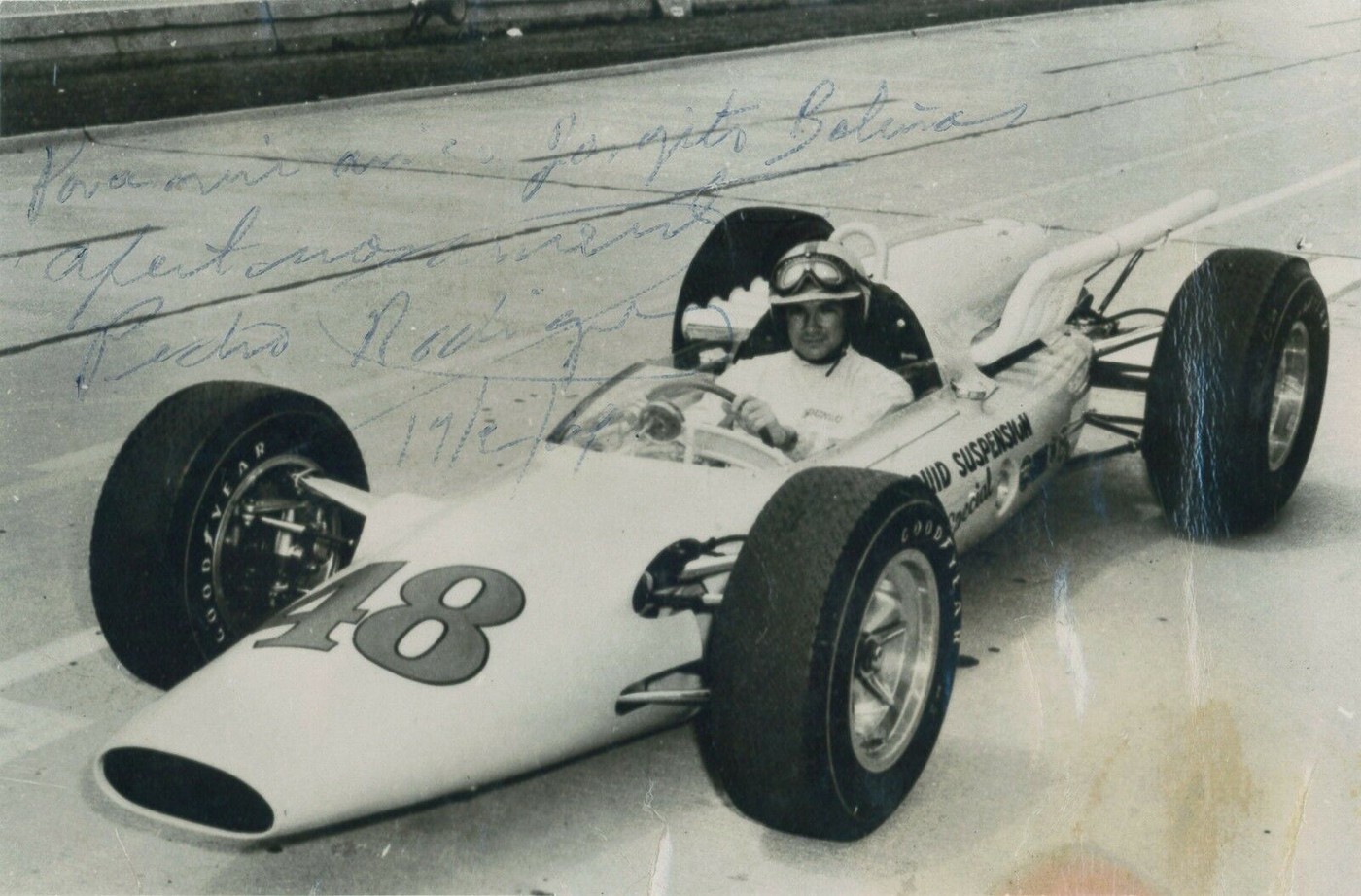 Photo: 1964 Indy 500 Pedro Rodríguez | 3 RACE CAR OWNERS,DRIVERS & CREW ...