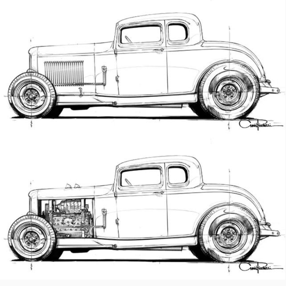 Photo: 1932 Ford Art (6) | DRAWINGS,ART WORK & CUT AWAYS II album ...