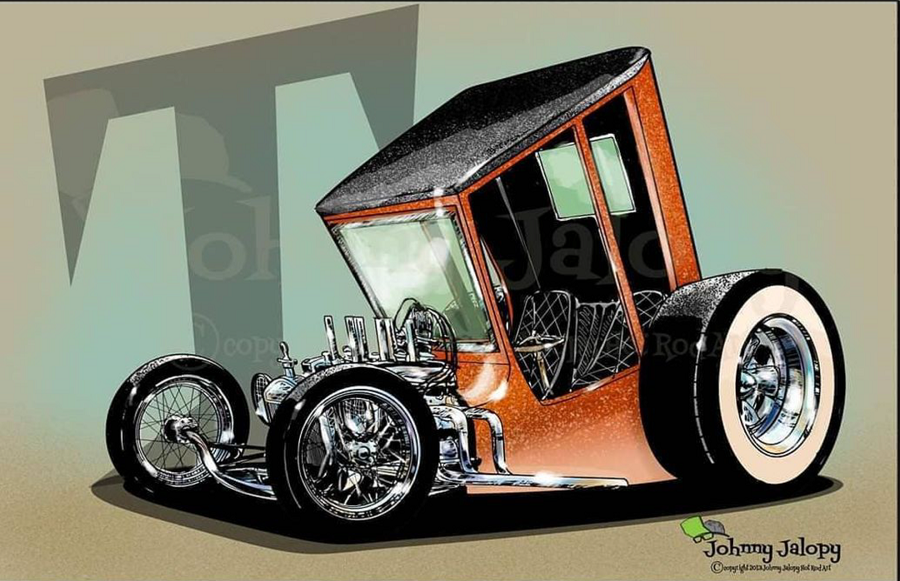 Photo: Johnny Jalopy | DRAWINGS,ART WORK & CUT AWAYS II album | LOUD ...