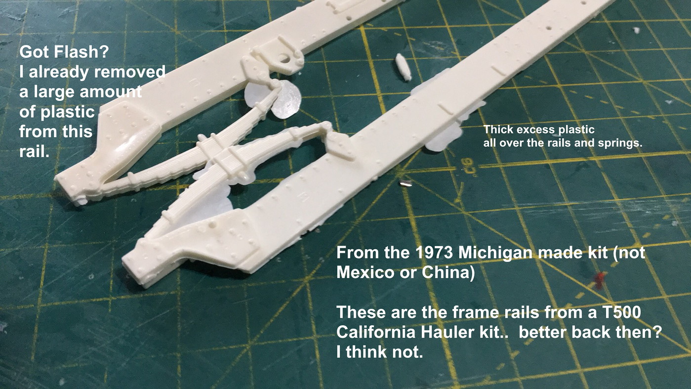 Photo: Got Flash on a 1973 issue T500 frame rails | New Issue AMT ...