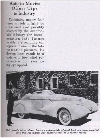 Photo: Hollywood Streamlined Car | Sports customs assorted album | Rik ...