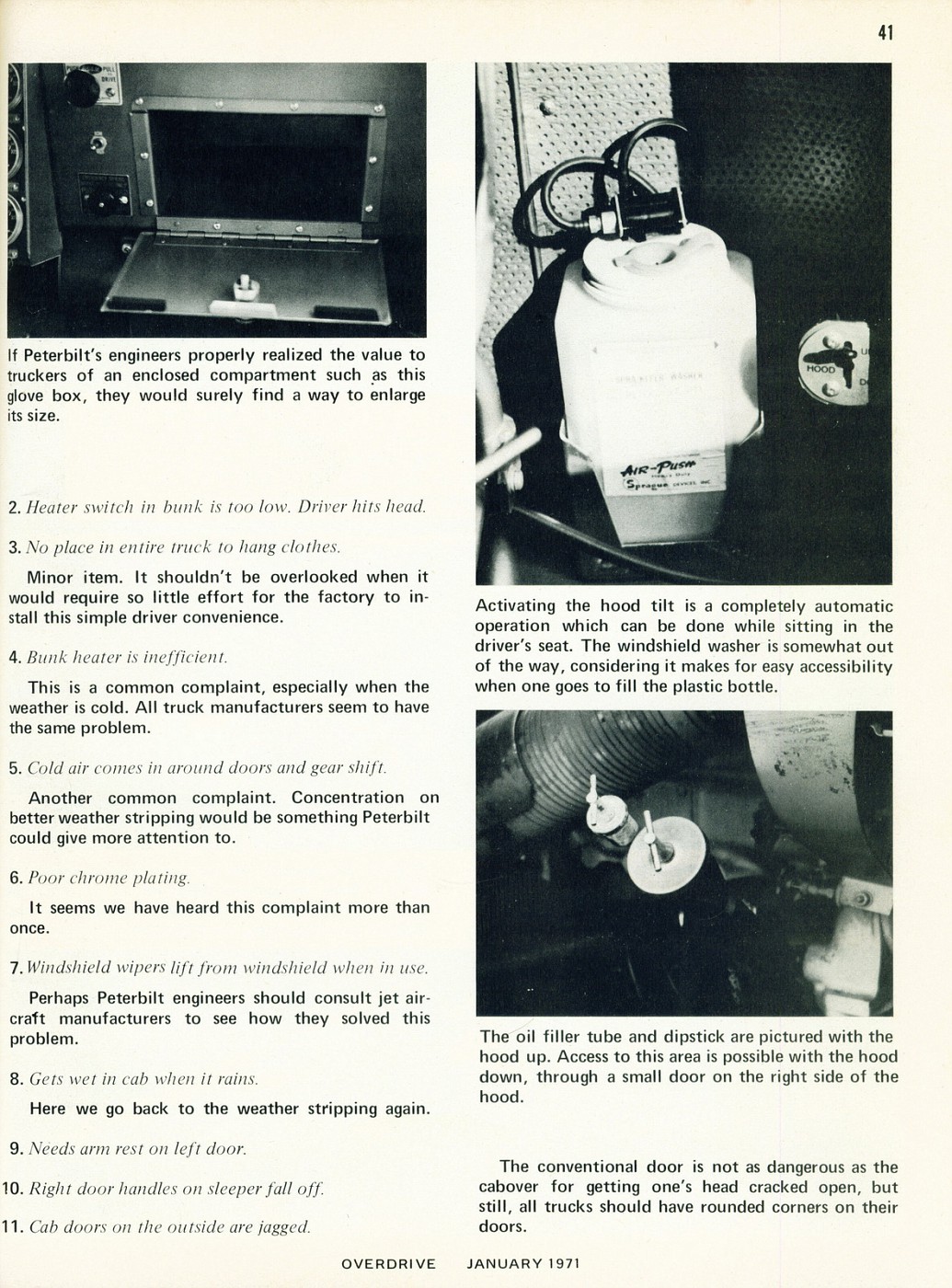 Photo: January 1971 Peterbilt Conventional 1971 test 4 | 01 Overdrive ...