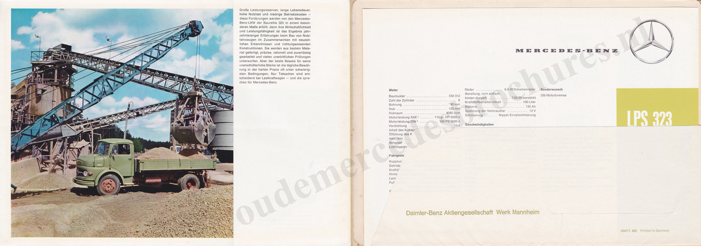 Photo: 008 | MB L-LPS 323 album | Dutch Model Truck Club | Fotki.com ...