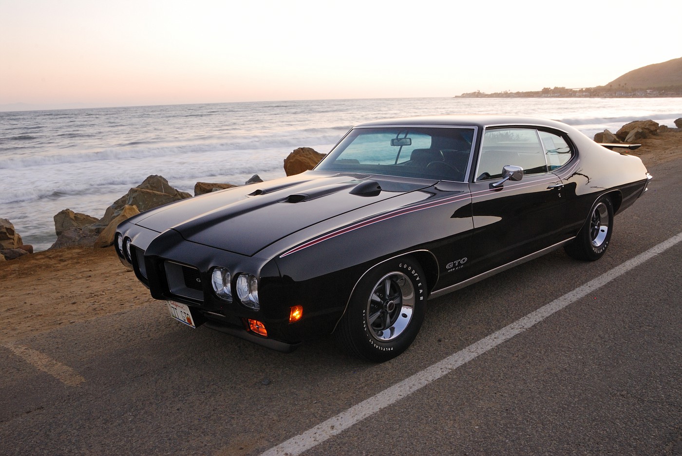 Photo: 01 1970 Pontiac GTO 455 HO front three quarter at dusk DSC 5797 ...