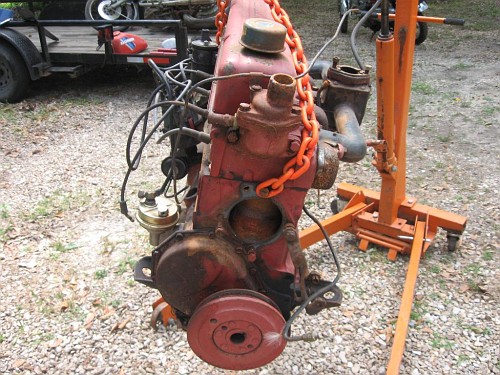 Photo: z detail photo 235 engine out of car | 1955 a-1956-1957 Chevy ...