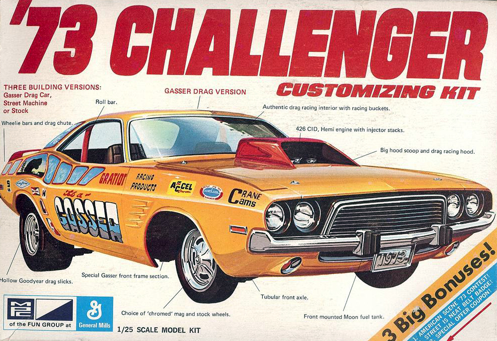 Photo: 73CHALLENGER | MPC '73 Challenger album | DRASTIC PLASTICS MODEL ...