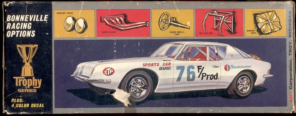 Photo: Studebaker Avanti box side 2 | AMT Avanti Customizing Trophy ...