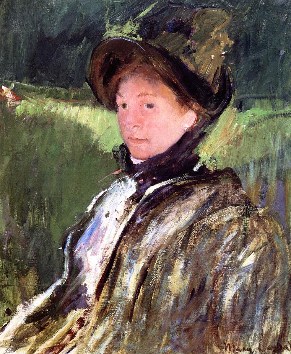 Photo: Lydia Cassatt in a Green Bonnet and a Coat [c.1880] | Mary ...