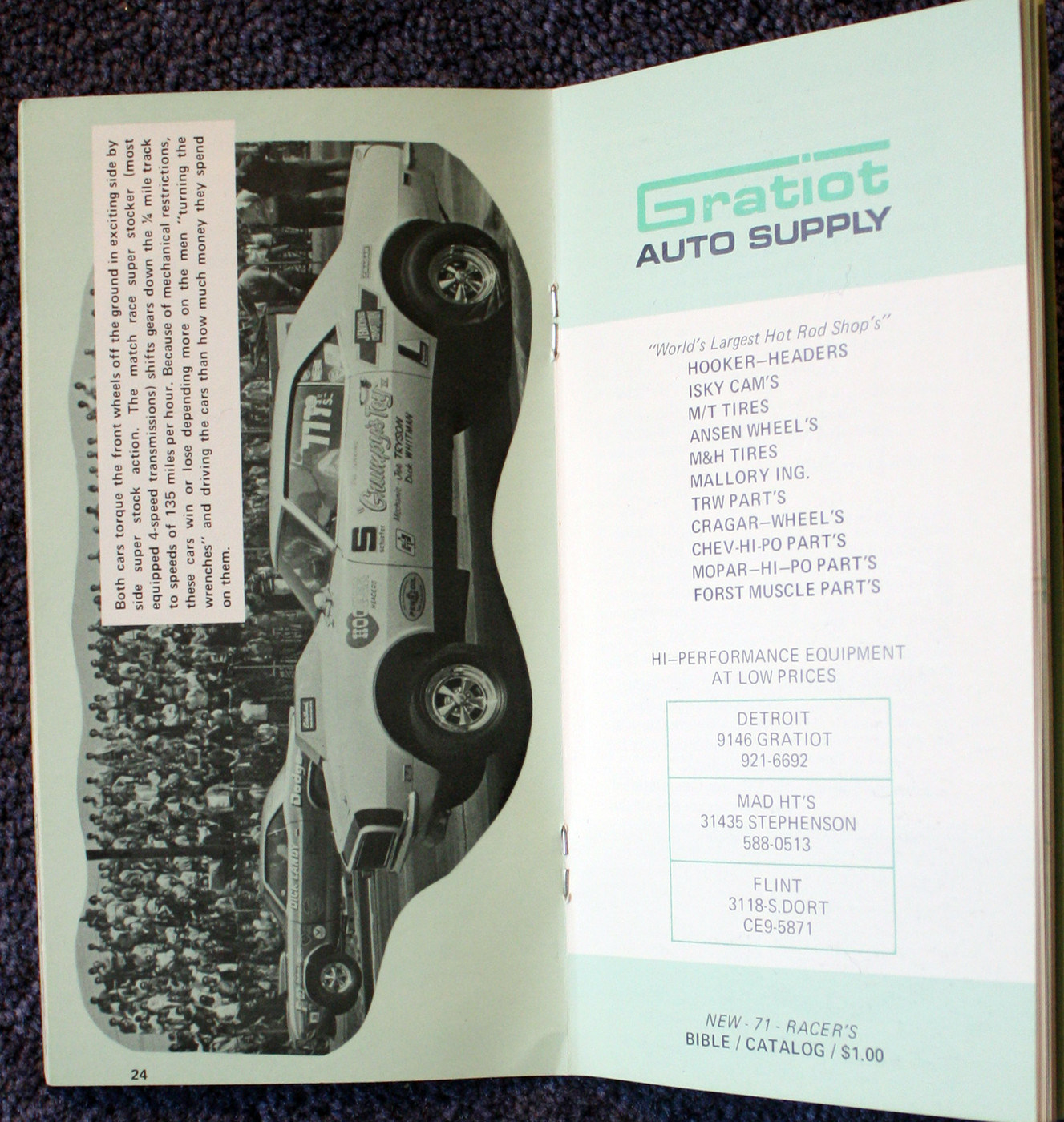 Photo: 1971 United Hot Rod Association Drag Racing Guide (2) | DRAG ...