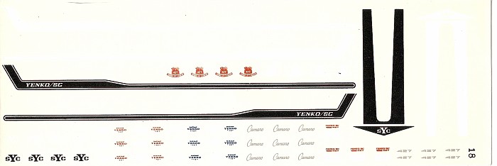 Photo: Fred Cady 18 1969 Yenko Camaro | Decals album | Don Horneff ...