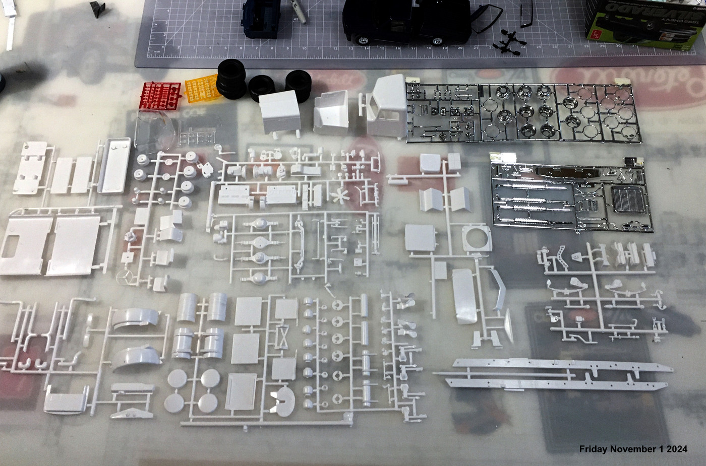 Photo: Coast to Coast test shot layout 11 1 24 | What's on the bench ...