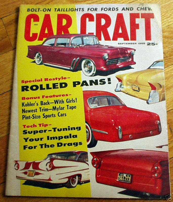 Photo: CAR CRAFT mag Sep 1959-01 | Custom Car Magazines asorted album ...
