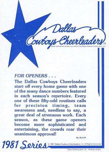 Dallas Cowboy Cheerleader Michelle Vaughan