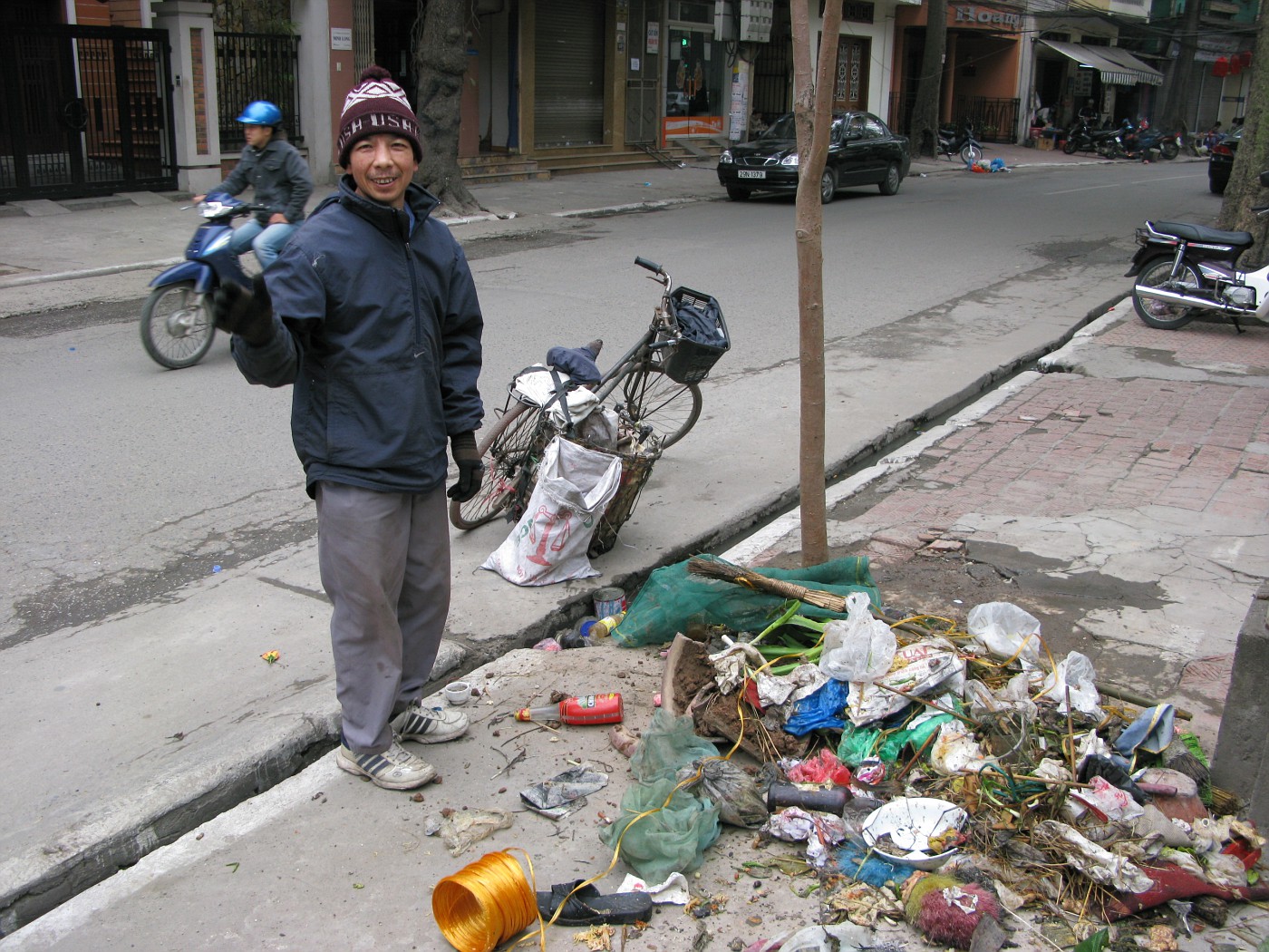 Photo: Hello Mr. Trash man... thank you for your recycling efforts and ...