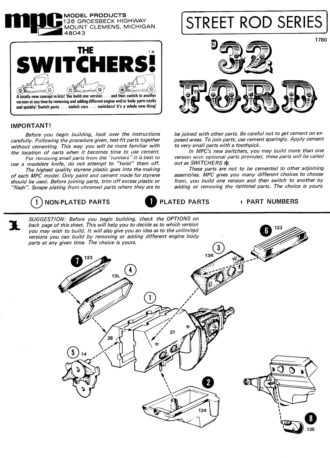 Photo: Step 1 | MPC '32 Ford Switchers #1780 album | DRASTIC PLASTICS ...