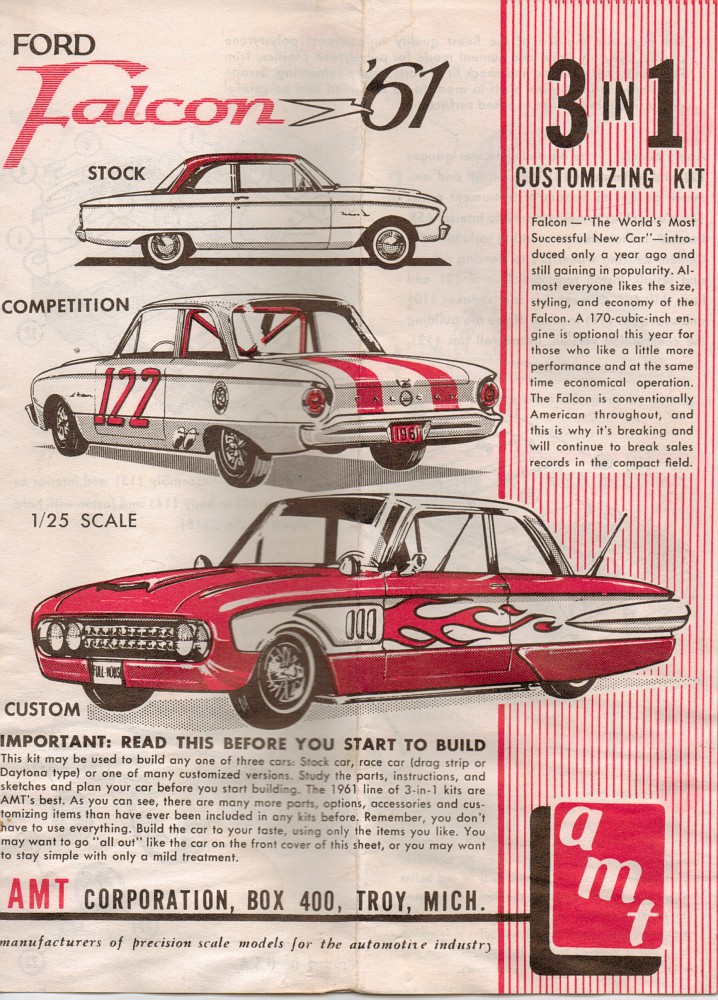 Photo: File | AMT 1961 Ford Falcon #K-1061 album | DRASTIC PLASTICS ...