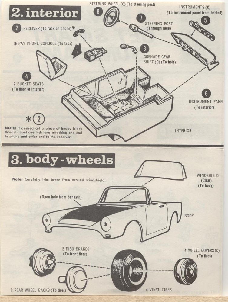 Photo: Get Smart Sunbeam Alpine Assy 2 and 3 | AMT Sunbeam #925-200 ...