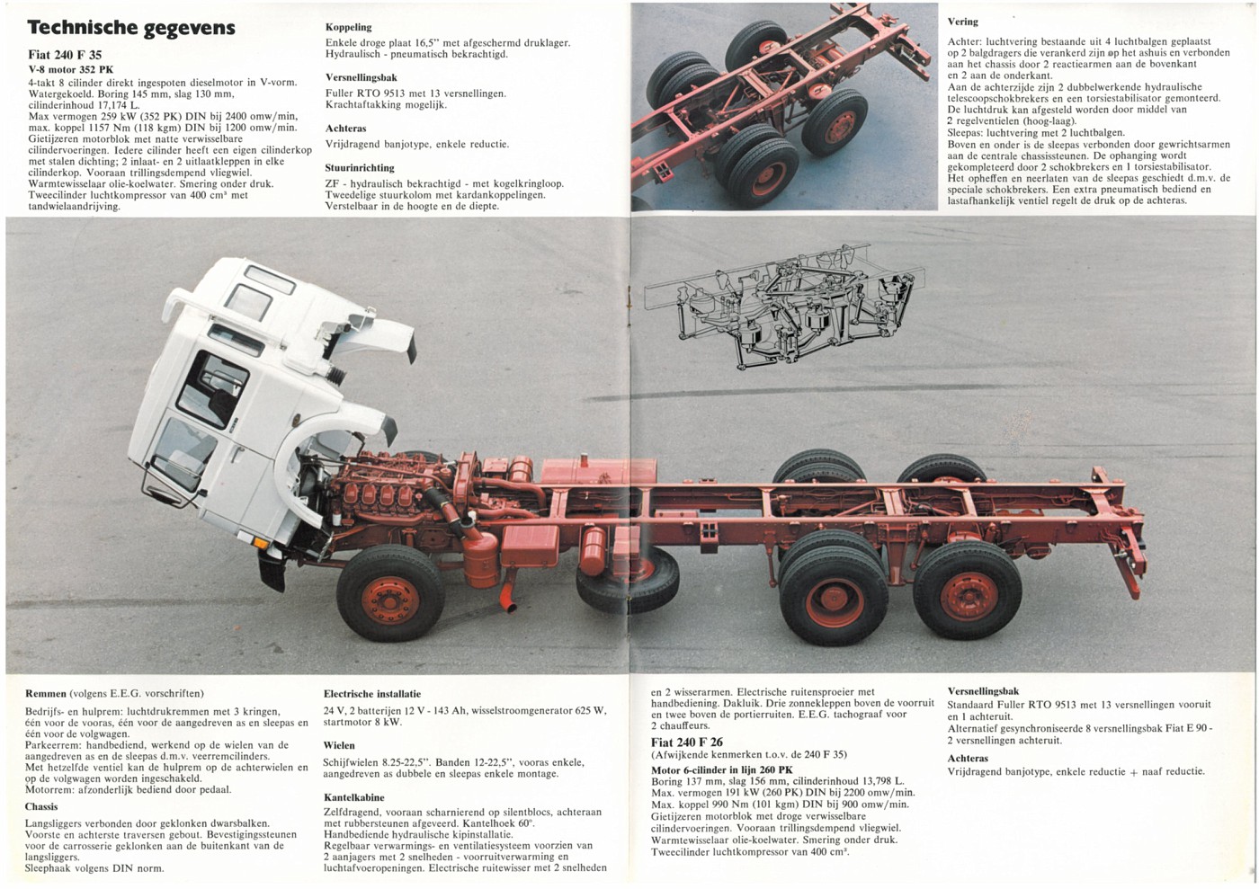 Photo: S25C-409102817050 0004 | Fiat 240 6x2P album | Dutch Model Truck ...