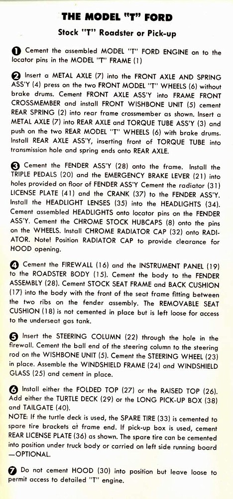 Photo: T125 200 (11) | AMT 1925 Model T Ford "Double Kit" #125-200 ...