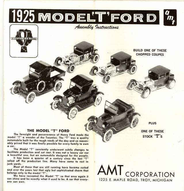 Photo: T125 200 (5) | AMT 1925 Model T Ford "Double Kit" #125-200 album ...