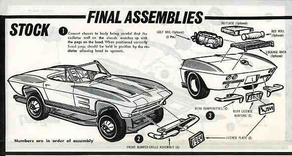 Photo: 1964 Corvette Convertible AMT 5 | AMT '64 Corvette Stingray ...