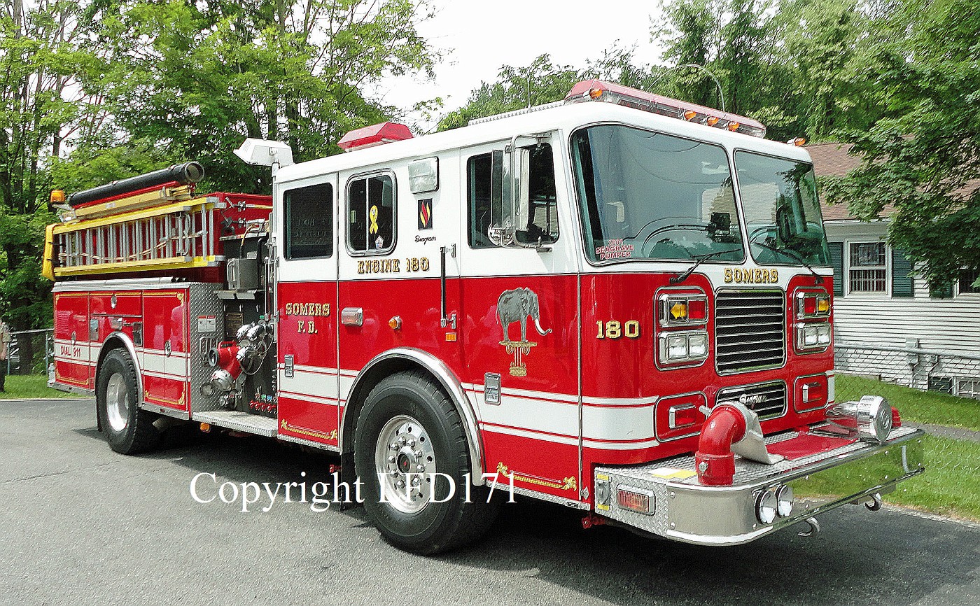 Photo: Engine 180 (Pre-Refurbishment) | Somers album | Westchester ...