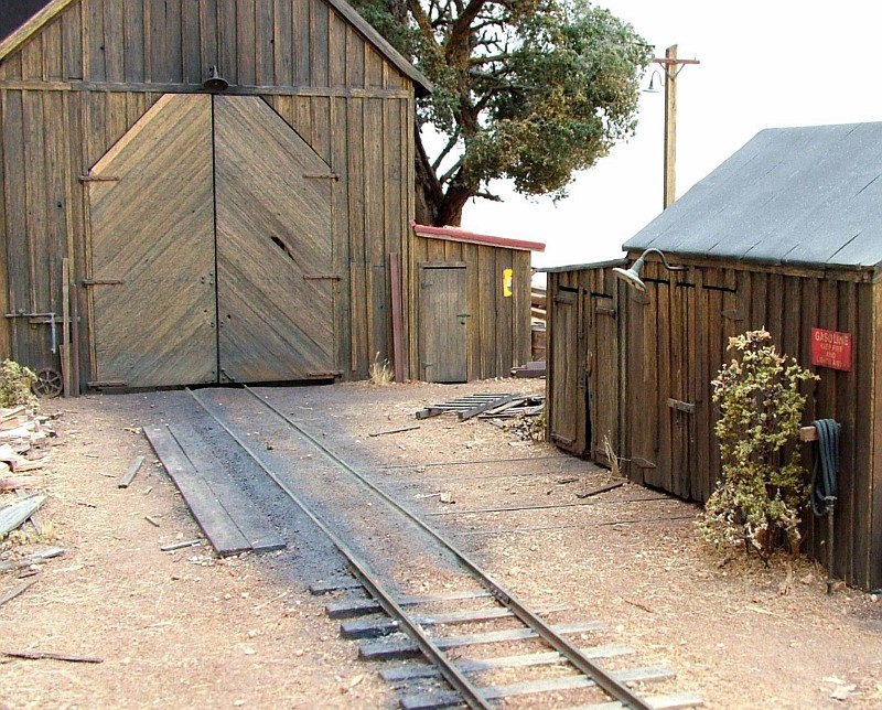 Photo: Front of enginehouse | Doane Valley shops, logging railroad ...