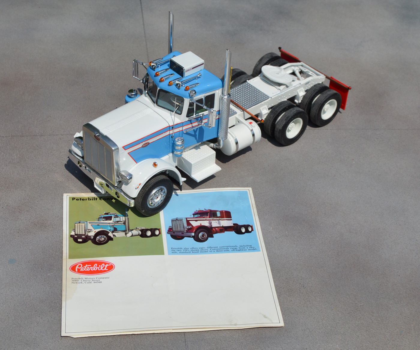 Photo: Blue and white 359 with 1970 brochure 7 31 24 | 1970 Brochure ...