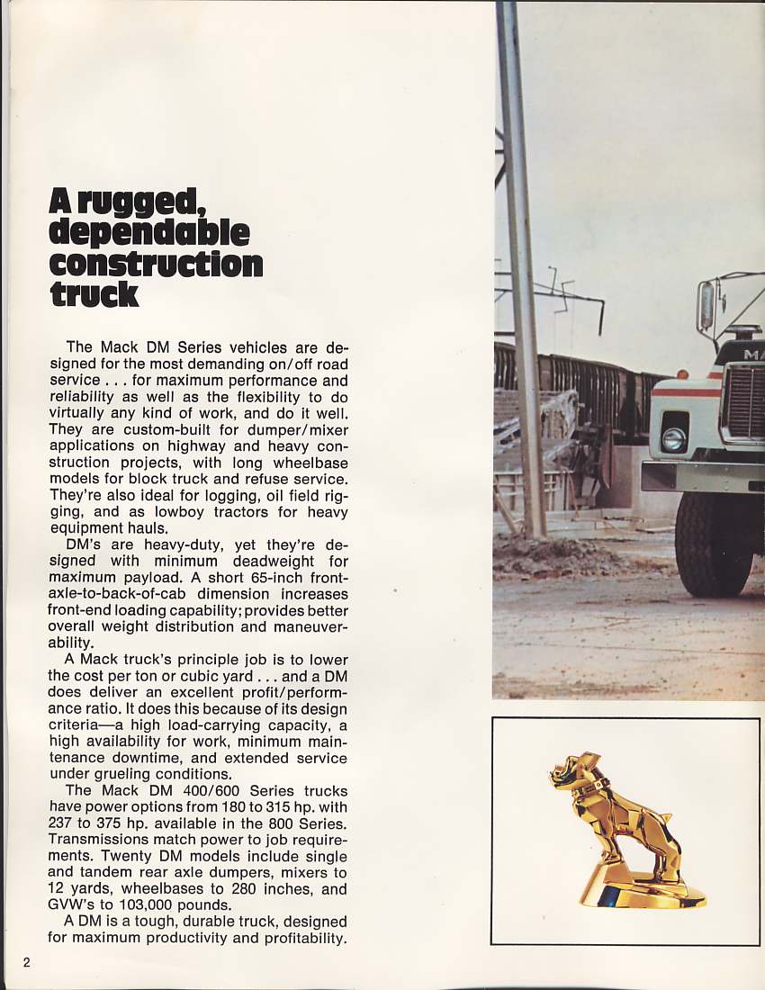 Photo: Mack DM 1977-02 | Mack DM 1977 album | Dutch Model Truck Club ...