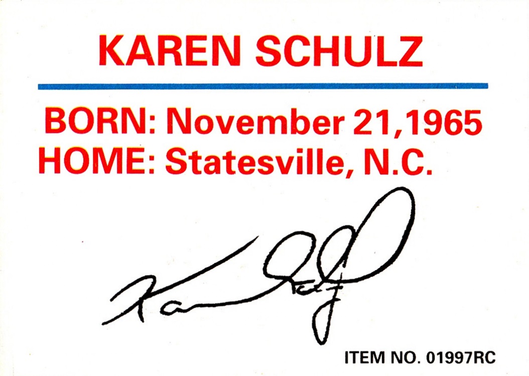 Photo: Racing Champions 1992 Karen Schultz (2) | 1992 Racing Champions ...