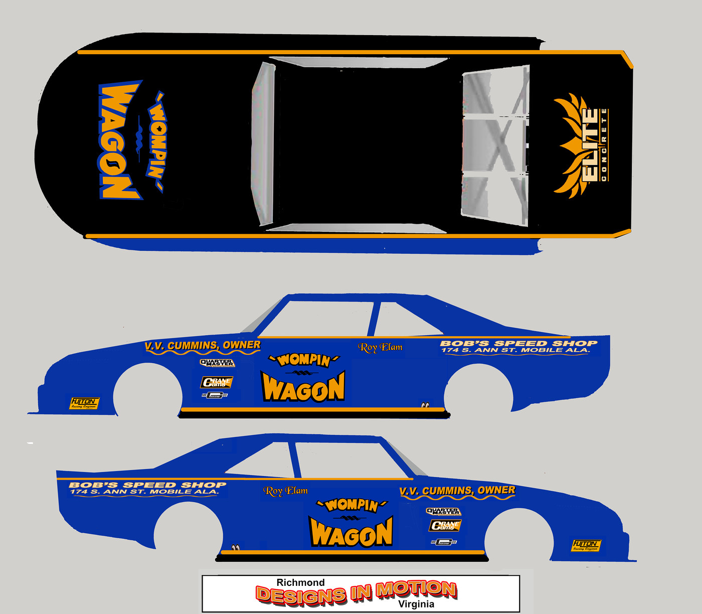 Photo: wompin wagon nhra 4 5inch | NHRA - Drag Decals album ...