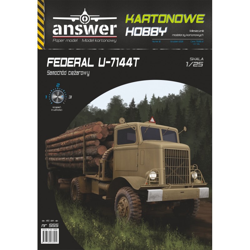 Photo: No-555 Federal U-7144t 1-25 | Answer album | Dutch Model Truck ...