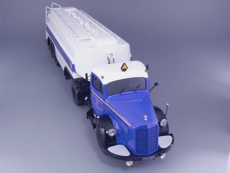 Scratch Built 1951 Mercedes-Benz L 6600 Sa & Tank Semitrailer (BV-Aral ...